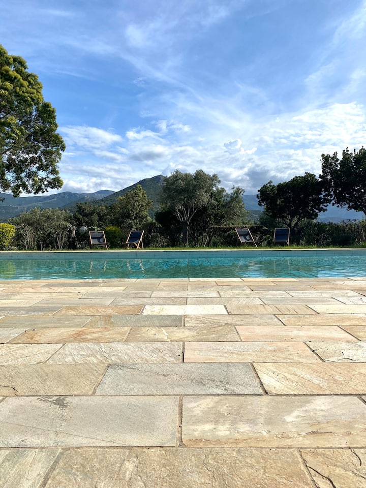 Villa Avec Piscine - Proche Plage De Lozari - Belgodère