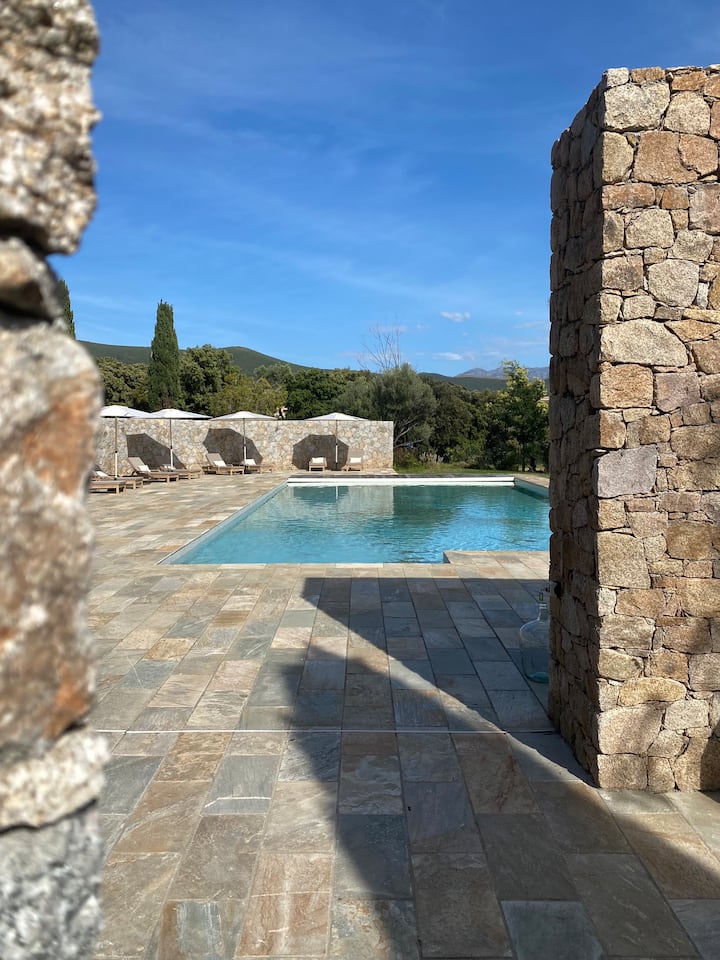 Villa Avec Piscine - Proche Plage De Lozari - Korsika