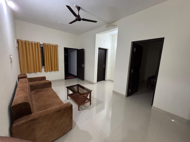 2bhk Apartment With Hill View In Periye Near Cuk - Bekal