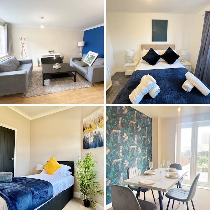 Spacious 3br Stay | Garden, Parking & Wifi - Maidstone
