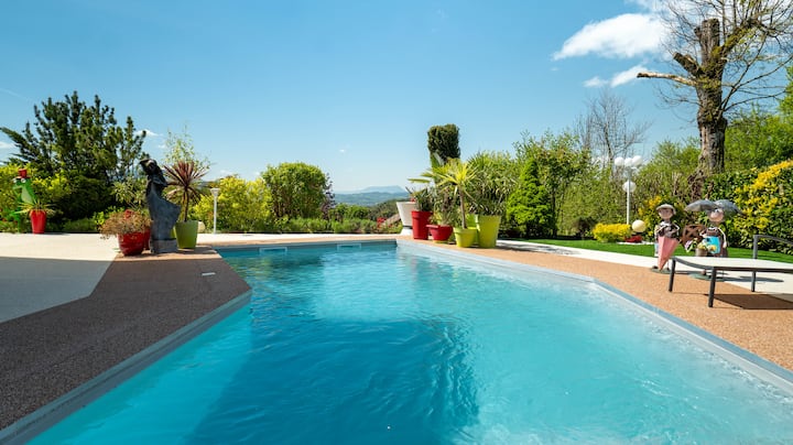 Villa Avec Piscine à 10 Minutes D'annecy - Haute-Savoie