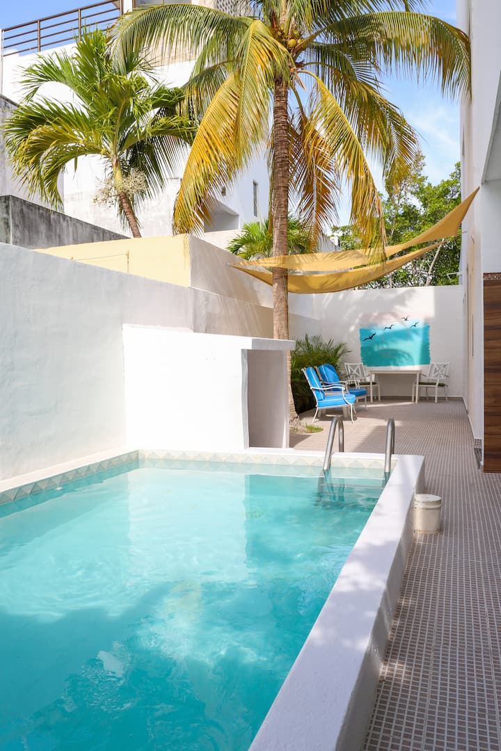 Loft Turq Centrico, Alberca, Ferry, Zona Hotelera - Cancún