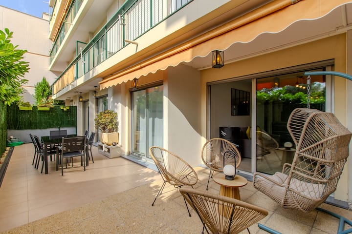 Appartement 3 Ch. Spacieux Avec Grande Terrasse - Antibes