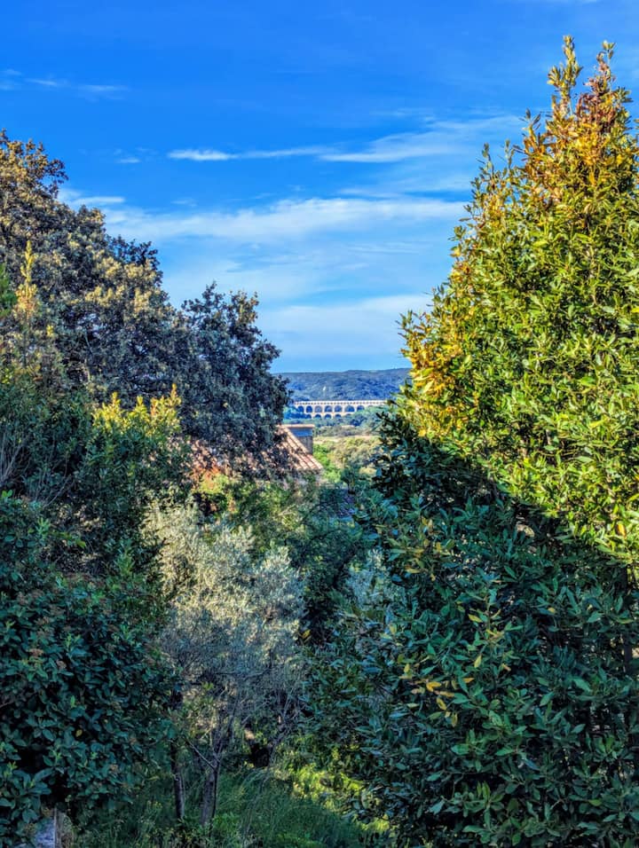 Maison Familiale | 3 Ch & Jardin Au Pont Du Gard - Vers-Pont-du-Gard