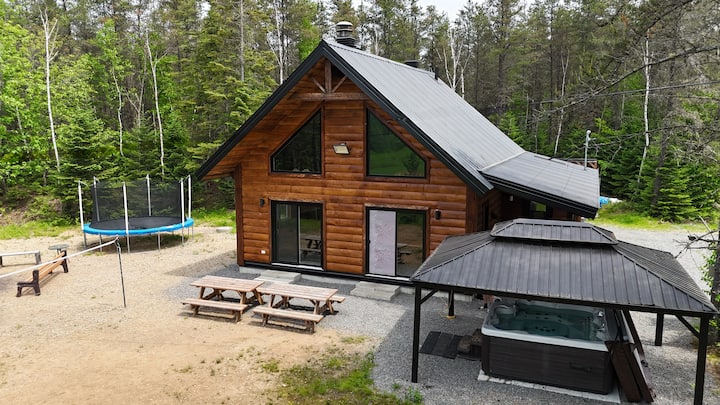 Chalet Bois Rond | Spa, Rivière & Nature - Quebec