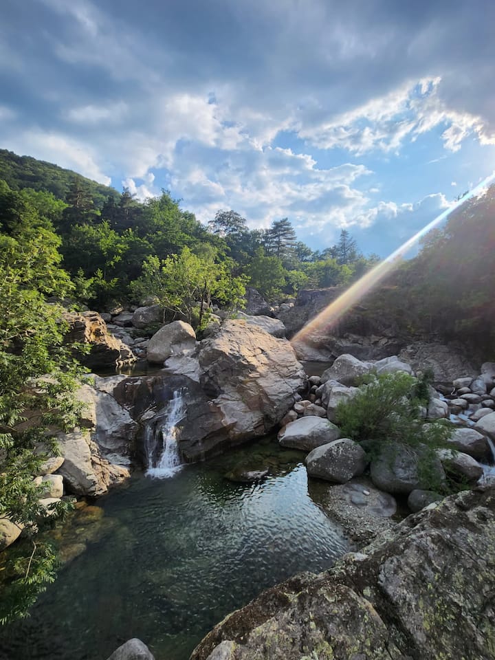Le Refuge De Castagnols - Chambre 4 Personnes - Pont-de-Montvert-Sud-Mont-Lozère