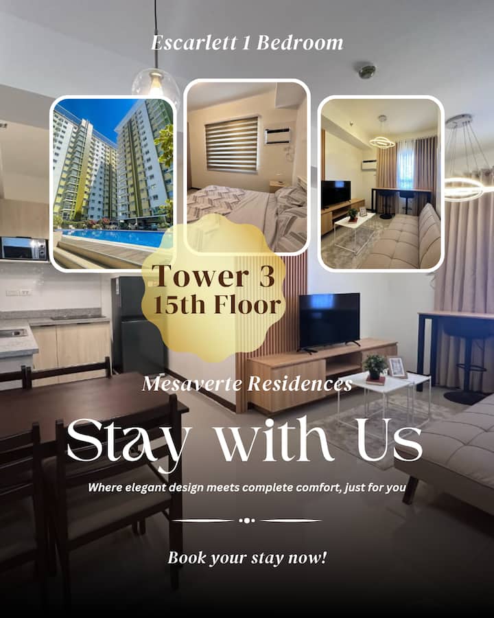 Escarlett 1 Bedroom 15th Flr Cagayan De Oro - Cagayan de Oro