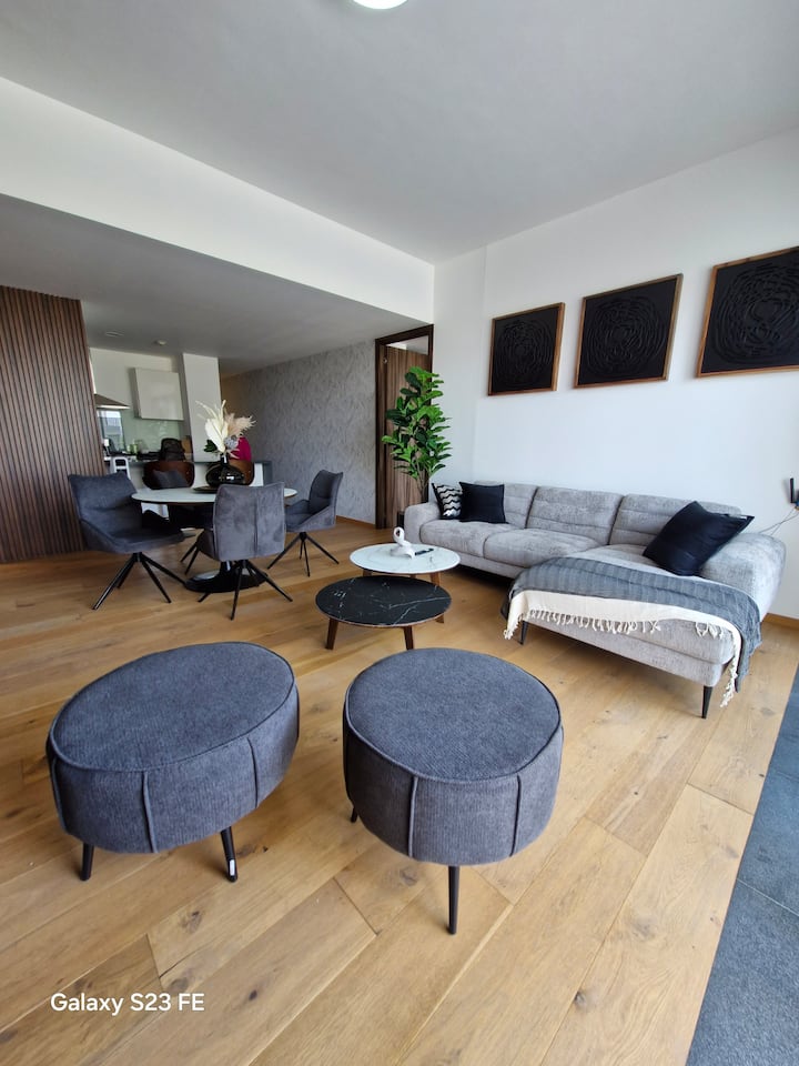 Gran Departamento Familiar Con Alberca Y Terraza - Puebla