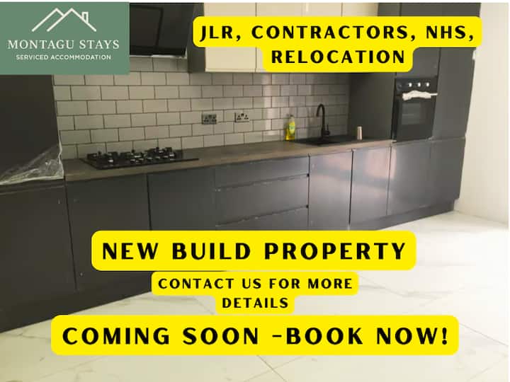 New 4bed 2bath • Jlr • Contractors • Prking • Wifi - 울버햄프턴