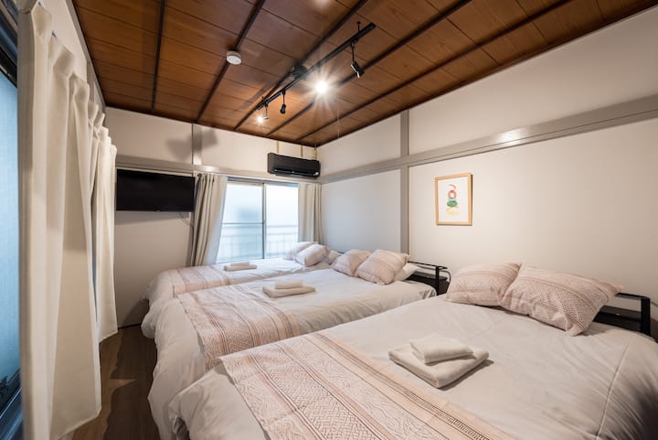 #201マンスリー限定【新宿＆渋谷エリア】高速wi-fi／2階貸切・3名快適／静かな住宅街／長期歓迎 - Tokyo