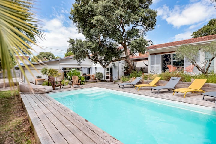 Belle Villa Climatisée Avec Piscine Et Jardin ! - Capbreton