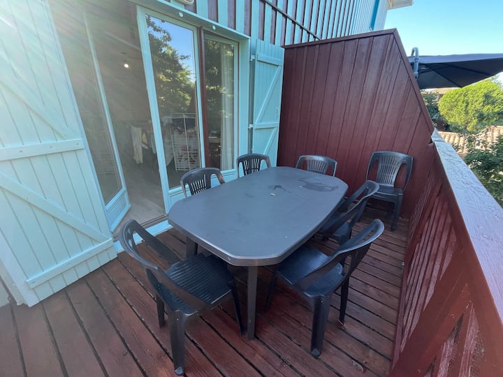 Apt Spacieux-lumineux-calme-environ Nature+piscine - Le Teich