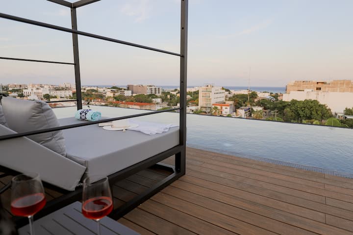 Luxury Apt | Steps 2 Tacos + Ferry | 24/7 Security - Playa del Carmen