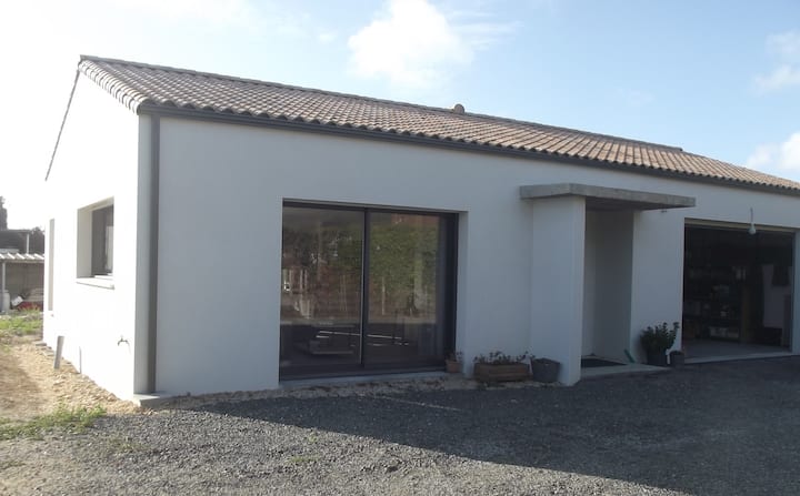 Maison Neuve Spacieuse Avec Garage 
"Chez Raphoun" - Beauvoir-sur-Mer