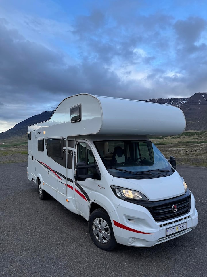 Camper Van Fiat 
 Capron A72 2018 Model. - Reykjavik