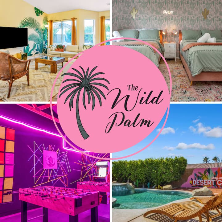 The Wild Palm | 4br Oasis W/ Pool & Game Room - Indio