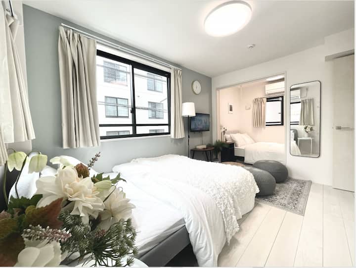 #A401cozy Apt高田馬場１ldk・駅近徒歩5分・最大4名宿泊可 - Shinjuku City