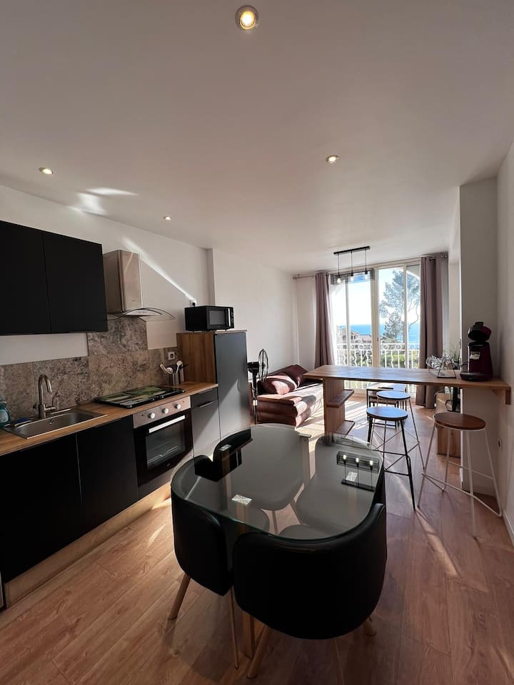 Cap Esterel, T2 Avec Vue Mer Parking Et Piscine - Agay