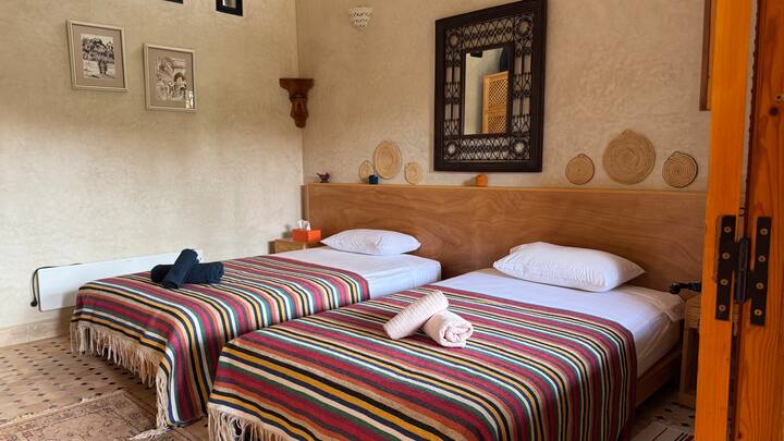 Chambre Double - Dar Tidyan Maison D'hôtes -Ourika - Ourika