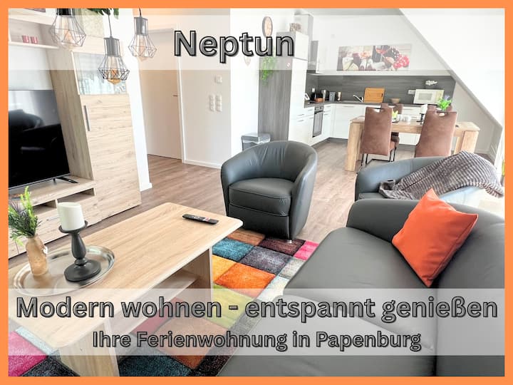 Fewo "Neptun" Papenburg Ebk 2 Sz Balkon Neubau - Papenburg