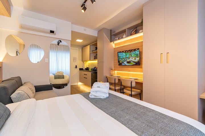 Luxo+queen+vaga+alexa+automação+nespresso+ Piscina - Porto Alegre