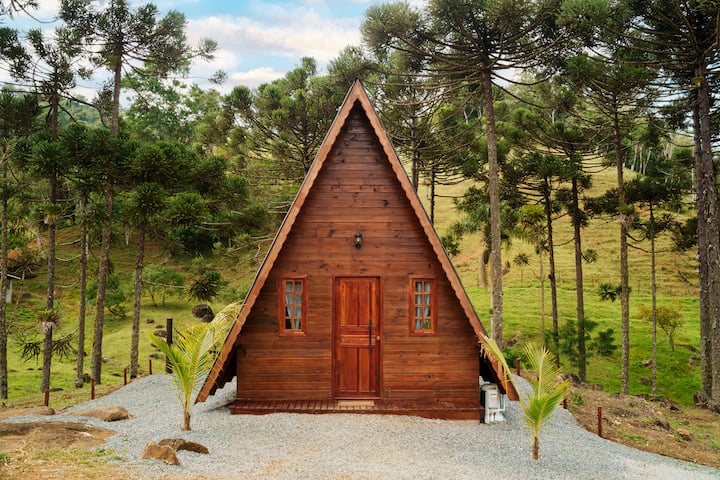 Chalé A-frame Gabro - Itaoca