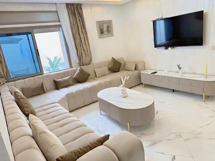 Apartamento Familiar Perla Del Mar Con Piscina - Martil