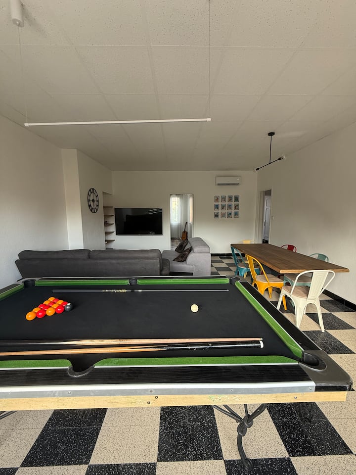 Appartement Climatisé Avec Jardin - 3 Chambres - Saint-Cyprien
