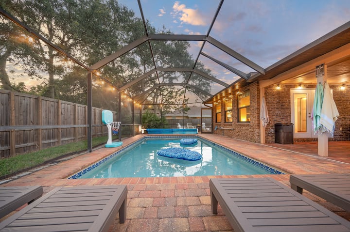 New Crooked Palm｜walk To Beach｜heated Pool｜3 Kings - St. Augustine Beach, FL