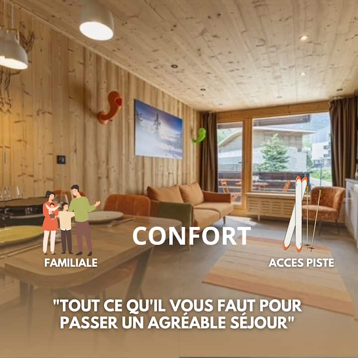 La Moutière-confort, Couple/famille, Ski Aux Pieds - Val Claret