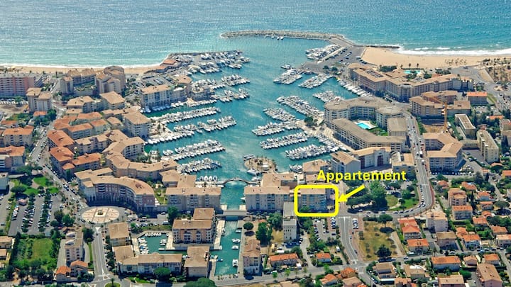 F2 à Port Fréjus Très Cosy (Proche Plages) - Fréjus