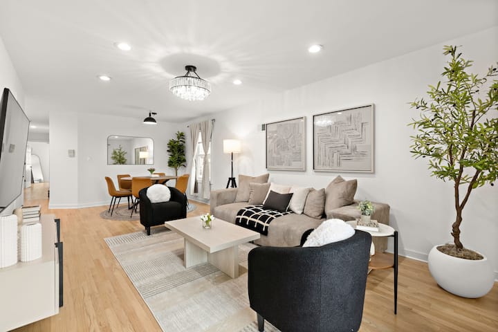 Peaceful Family-friendly Stay – 3b2b + Parking! - Jersey City, NJ