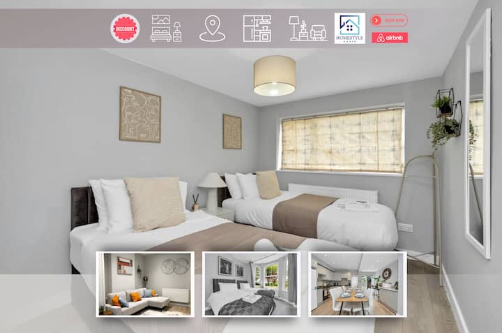 48%off|30nights|contractor|parking|wifi|sleeps10 - Ipswich, UK