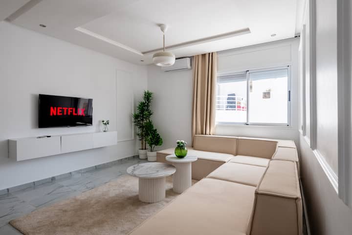 Minimalist & Central 2bedrooms/rabat Center/garage - ラバト