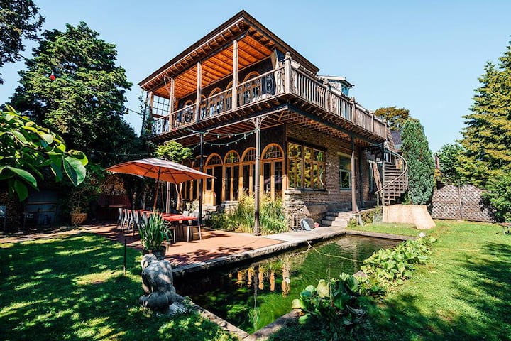 Green & Peaceful Home W/ Swimming Pond Near Centre - Gand