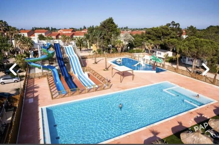 Mobil Home Premiumtoreilles Plage Camping 4 Xxxx - Le Barcarès