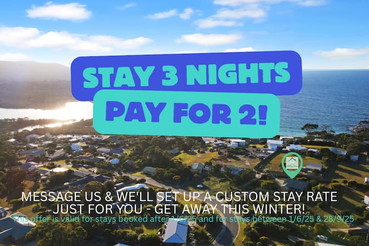 High On Coffey - Binalong Bay - Pet Friendly - St Helens