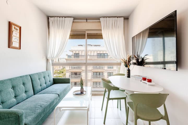 Hilton Beachfront 2 Room|balcony|elevator|saferoom - Tel Aviv-Yafo