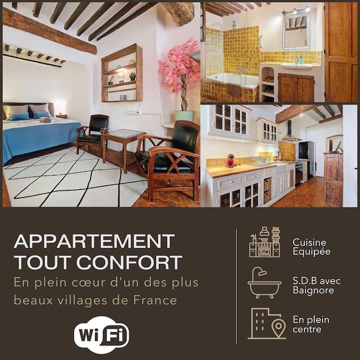 Appart Provençal | Charme & Tranquillité | Centre - Sillans-la-Cascade