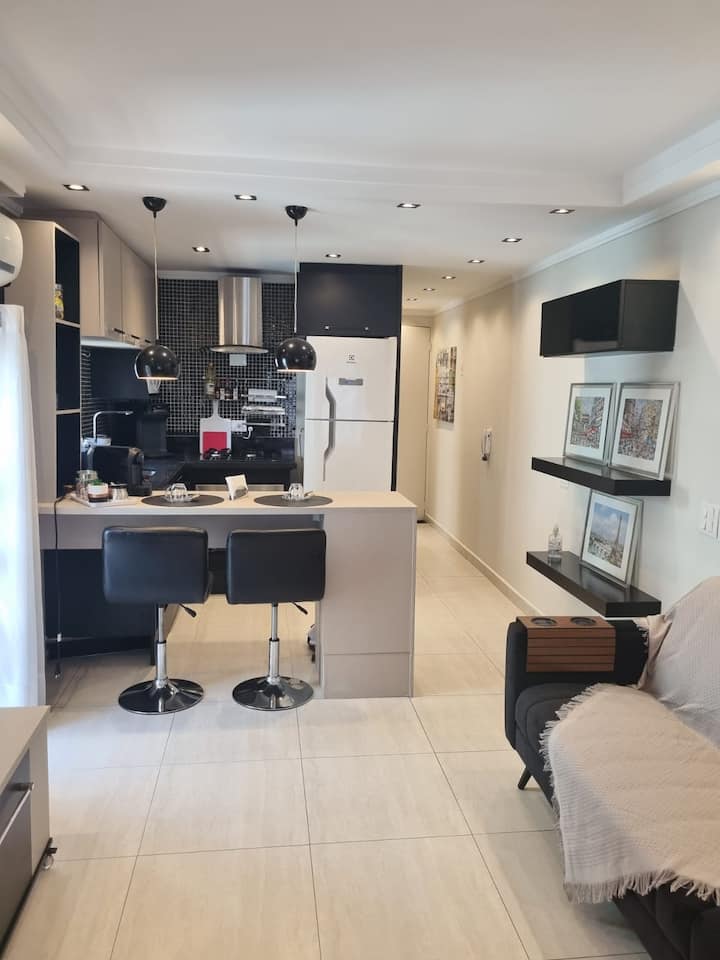 Studio Moderno/vista/vaga/metrô/-ar Condicionado - São Paulo