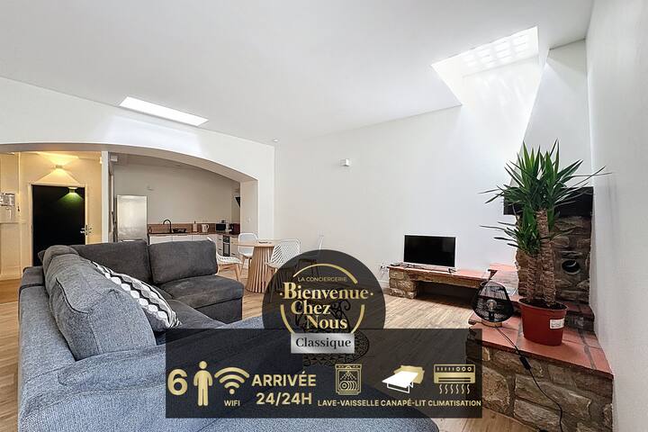 Appartement 6pers Climatisé Cosy N2 - Issoire