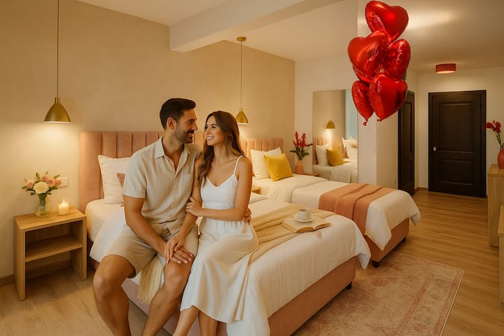 Twin Room W/ Balcony | Serene Mountain Views - Pojana