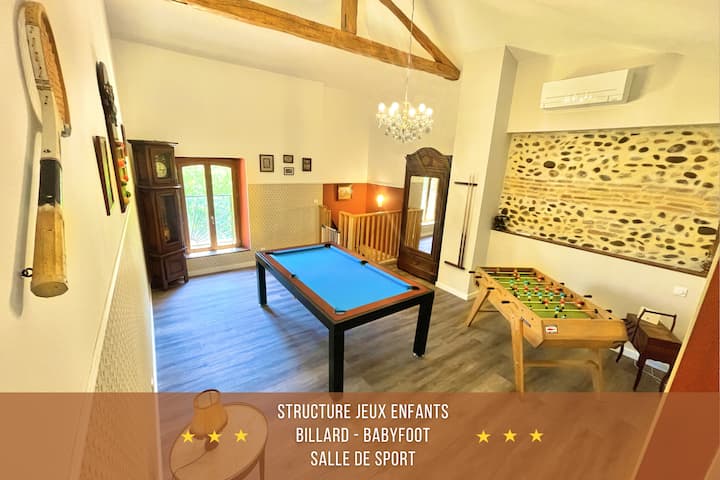 * Ô Chai Nous * 14 Pers - Billard, Babyfoot - Wifi - Haute-Garonne