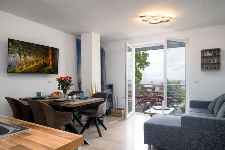 Fewo Sonnenschein - Fireplace, Sauna, Sea View - Sassnitz