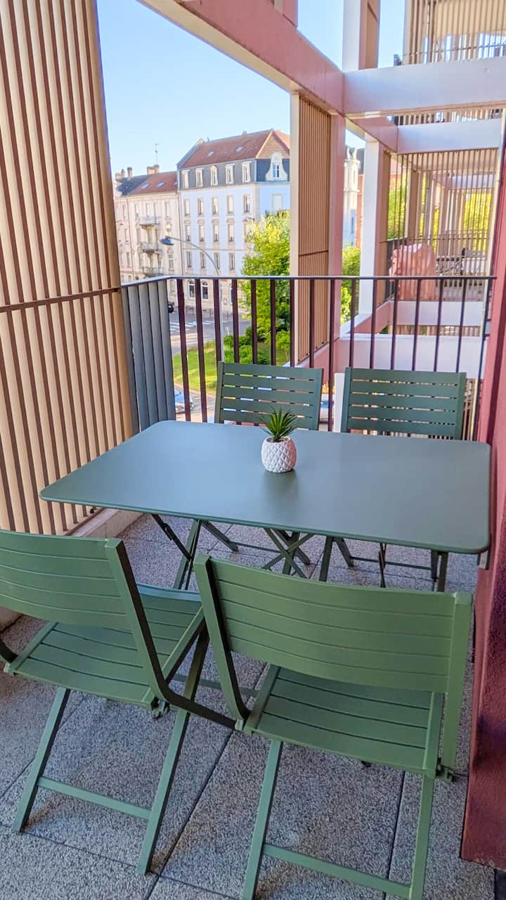 Appart Metz Avec Terrasse & Garage - Metz