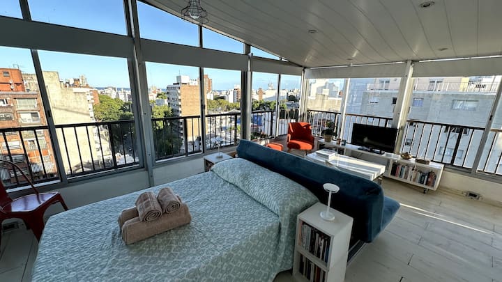Penthouse Tipo Loft Vistas Al Río Y Punta Carretas - Montevideo