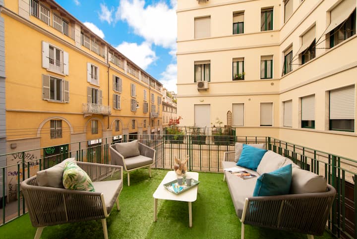 Stylish Apartment With Private Terrace & 2 Baths - Milán