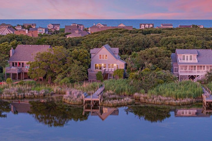 Mucky Duck | Soundfront Cottage With Private Pier - Duck, NC