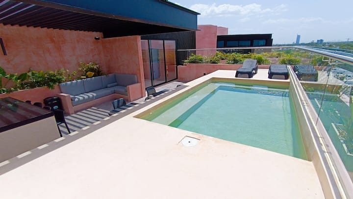 Slaka Living Departamento: Piscina Y Privacidad. - Mérida