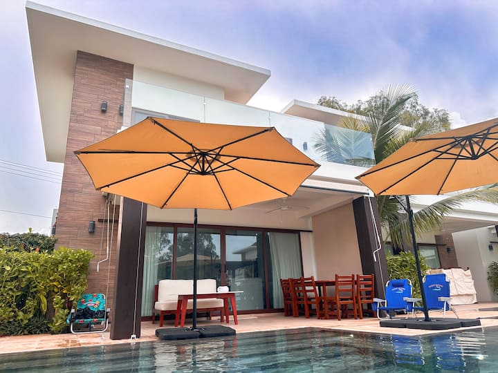 Residencia En Monterrico: Piscina, Pérgola-jardín - Monterrico